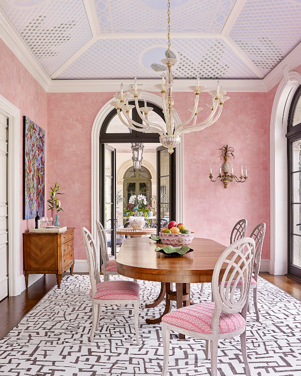 34 Sweet And Lovely Pastel Dining Rooms - DigsDigs