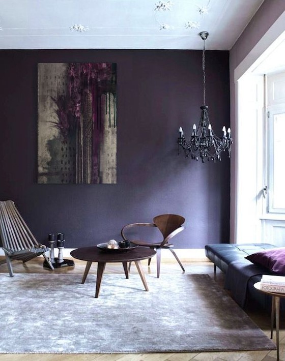 36 Stylish Purple Living Room Decor Ideas - DigsDigs
