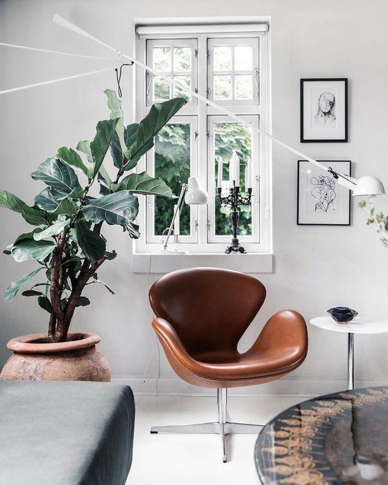 36 Timelessly Beautiful And Comfy Swan Chairs - DigsDigs