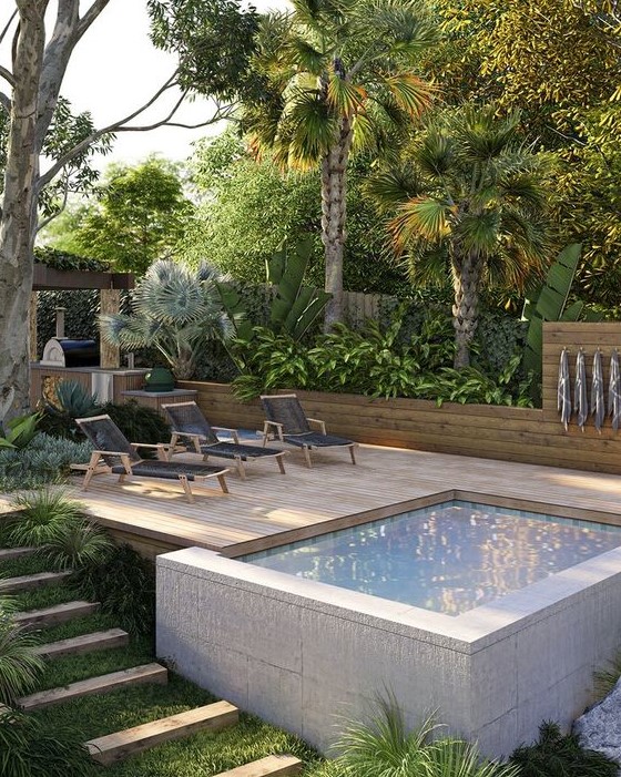 55 Small Backyard Pools That Invite In - DigsDigs