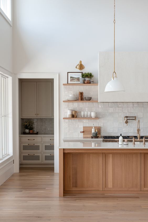 68 Eye-Catching Square Tile Backsplashes - DigsDigs