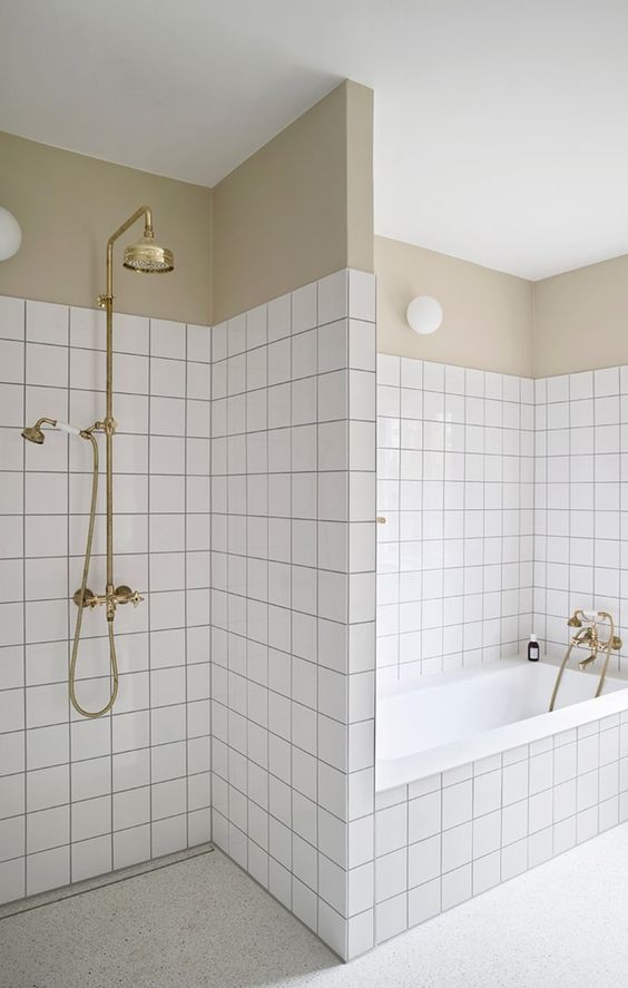 64 Cool Square Tile Ideas For Bathrooms - DigsDigs