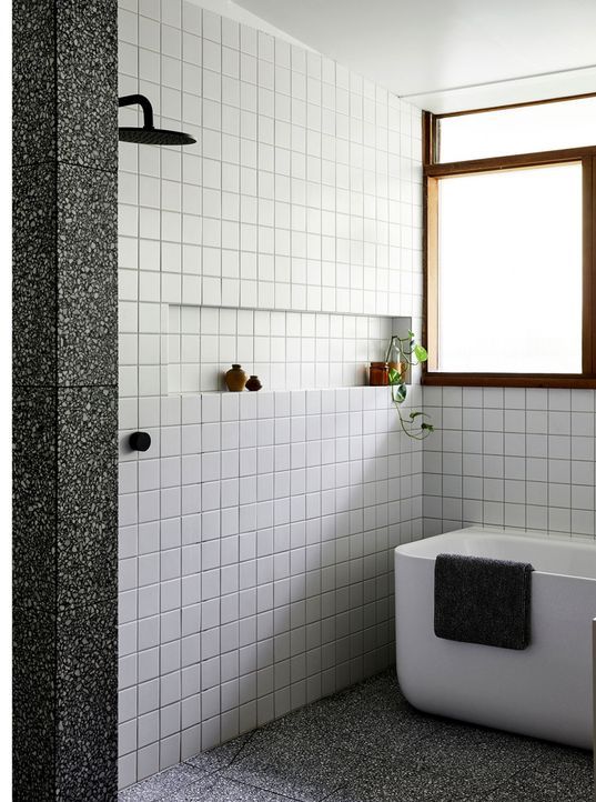 64 Cool Square Tile Ideas For Bathrooms - DigsDigs