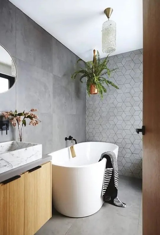 54 Large Format Tile Ideas With Pros And Cons - DigsDigs