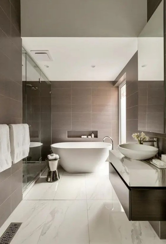 54 Large Format Tile Ideas With Pros And Cons - DigsDigs