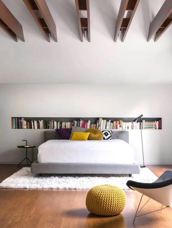46 Practical And Decorative Bedroom Niche Shelves - DigsDigs