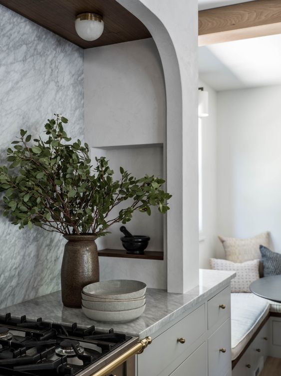 65 Functional And Cool Kitchen Niche Ideas - DigsDigs