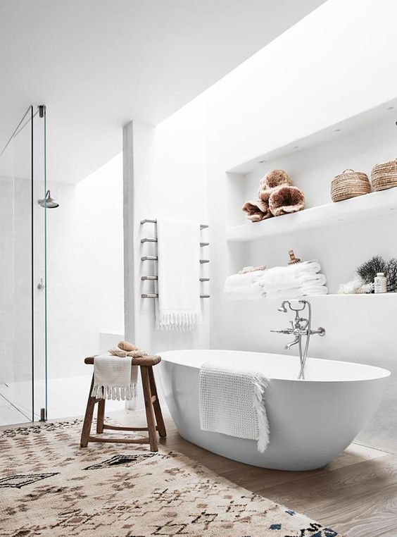 81 Practical Bathroom Niche Shelves Ideas - DigsDigs