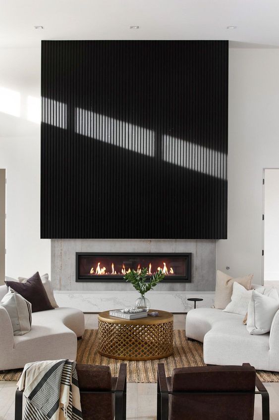 49 Trendy And Chic Fluted Fireplace Ideas - DigsDigs