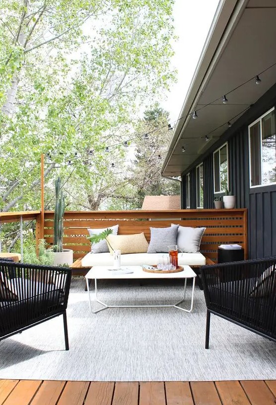 65 Cozy Modern Farmhouse Terraces And Patios - DigsDigs