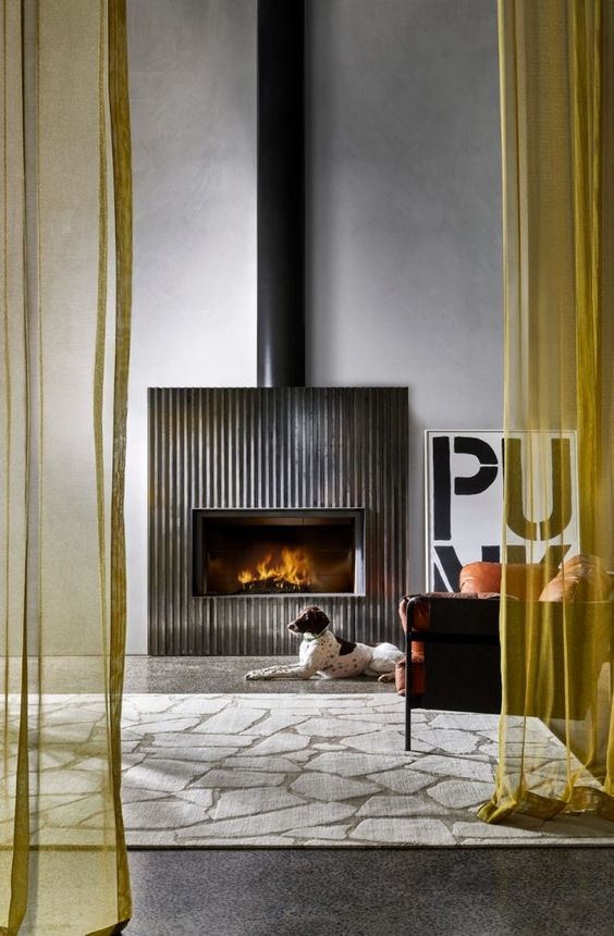 49 Trendy And Chic Fluted Fireplace Ideas - DigsDigs