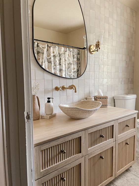 62 Trendy And Sophisticated Fluted Vanities - DigsDigs