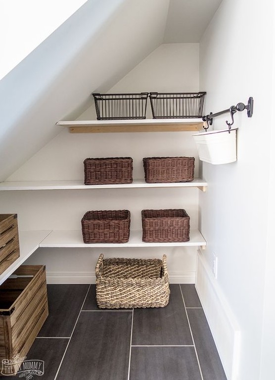 43 Smart Under The Stairs Pantry Ideas - DigsDigs