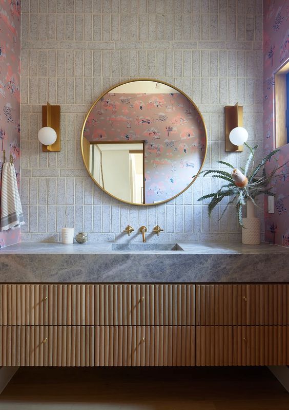 62 Trendy And Sophisticated Fluted Vanities - DigsDigs