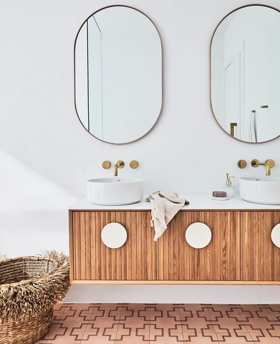62 Trendy And Sophisticated Fluted Vanities - DigsDigs