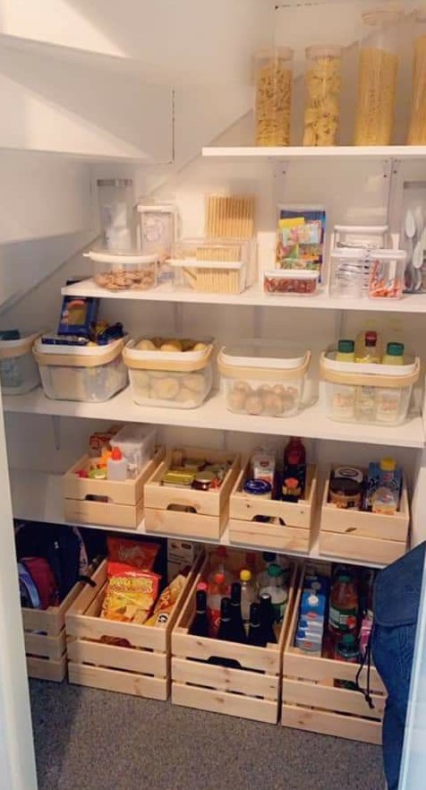 43 Smart Under The Stairs Pantry Ideas - DigsDigs