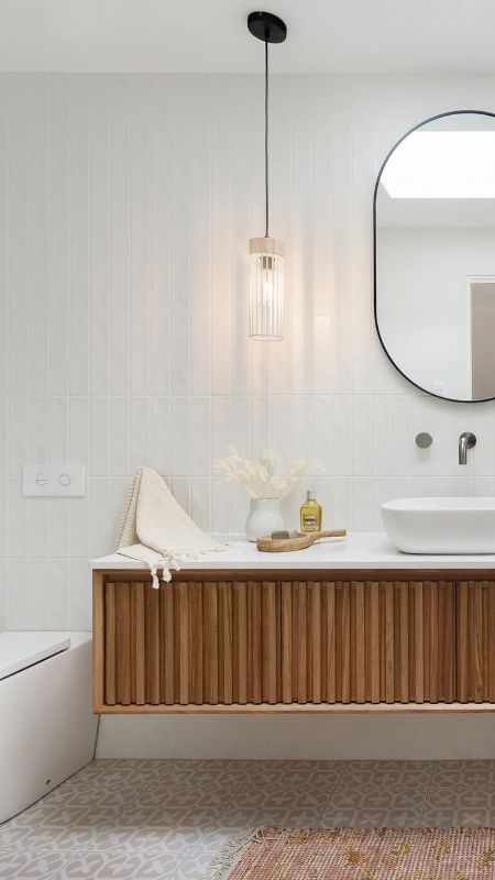 62 Trendy And Sophisticated Fluted Vanities - DigsDigs