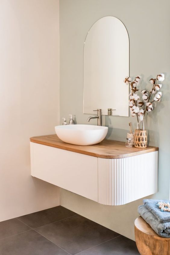 62 Trendy And Sophisticated Fluted Vanities - DigsDigs