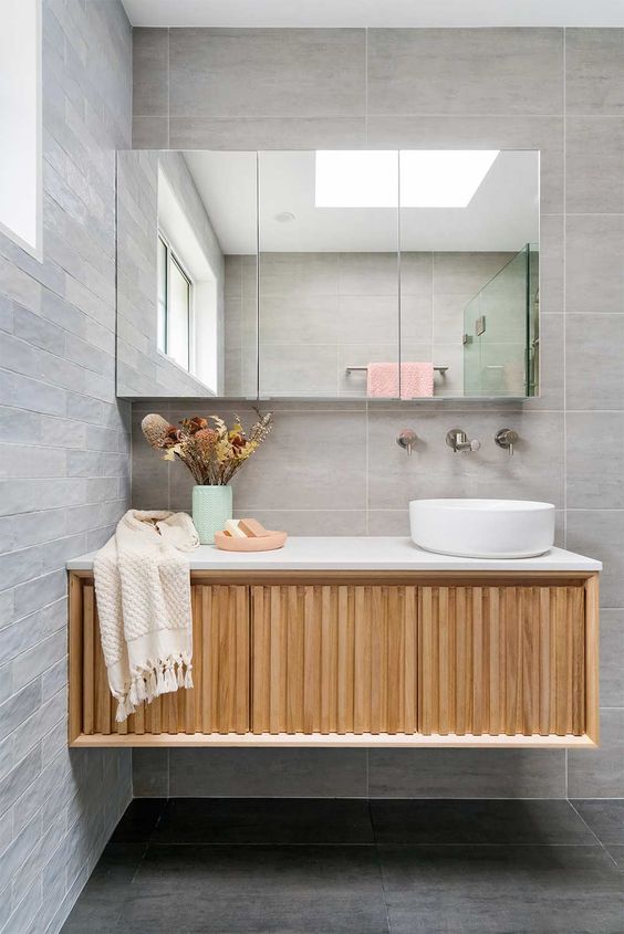62 Trendy And Sophisticated Fluted Vanities - DigsDigs