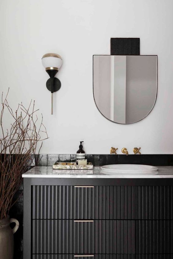 62 Trendy And Sophisticated Fluted Vanities - DigsDigs