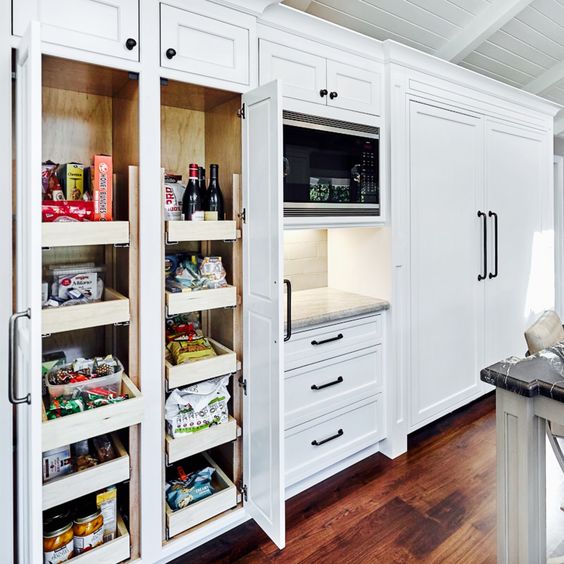 50 Smart And Cool Built-In Pantry Ideas - DigsDigs