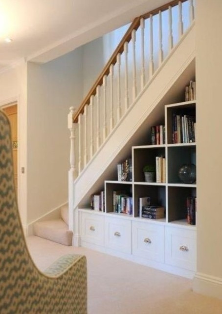66 Smart Built-In Staircase Storage Ideas - DigsDigs