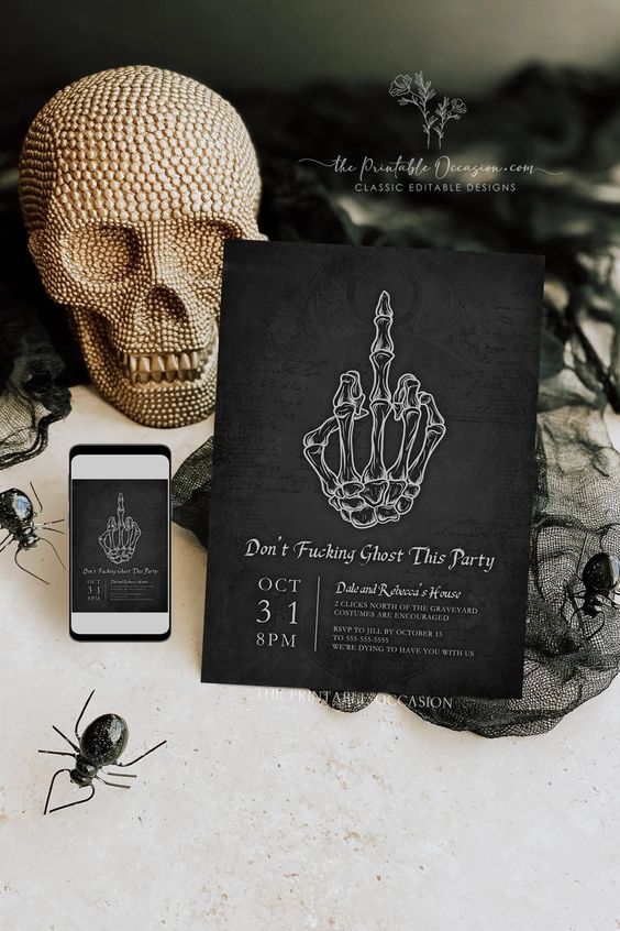 40 Lovely Halloween Party Invitations - DigsDigs