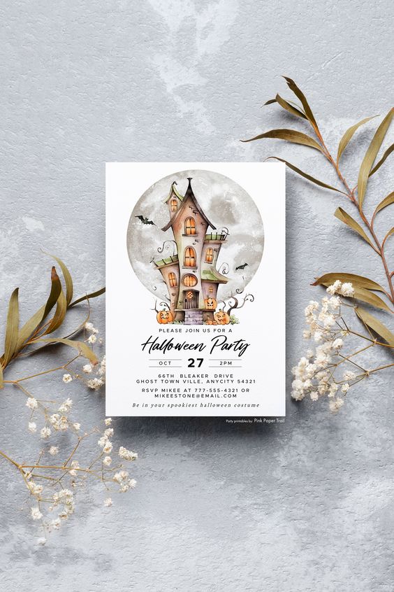40 Lovely Halloween Party Invitations - DigsDigs