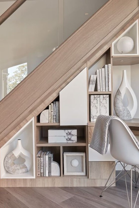 66 Smart Built-In Staircase Storage Ideas - DigsDigs