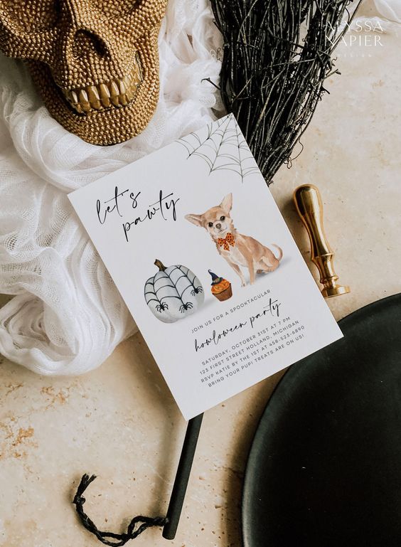 40 Lovely Halloween Party Invitations - DigsDigs