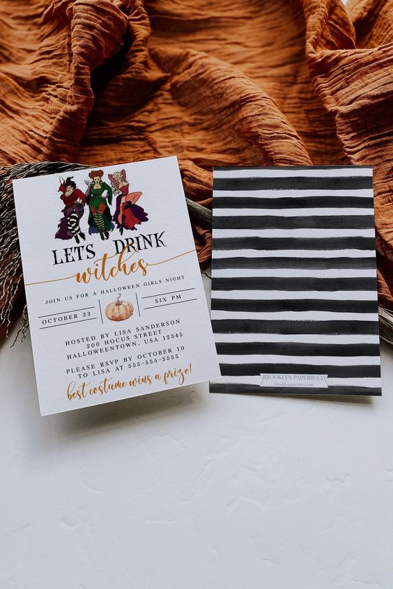 40 Lovely Halloween Party Invitations - DigsDigs