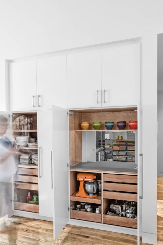 50 Smart And Cool Built-In Pantry Ideas - DigsDigs