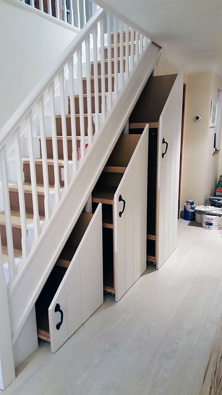 66 Smart Built-In Staircase Storage Ideas - DigsDigs
