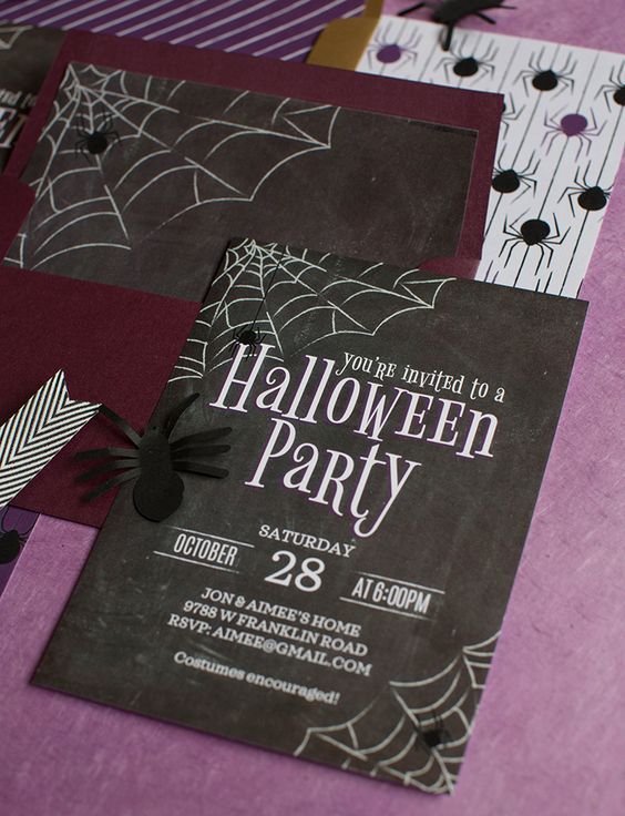 40 Lovely Halloween Party Invitations - DigsDigs