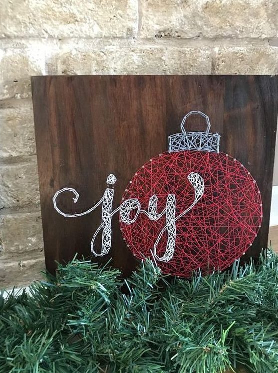 59 Inspiring Christmas String Art Decor Ideas - DigsDigs