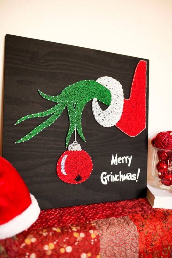 59 Inspiring Christmas String Art Decor Ideas - DigsDigs
