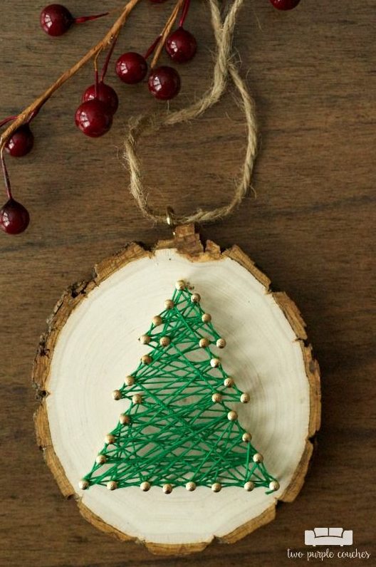 59 Inspiring Christmas String Art Decor Ideas - DigsDigs