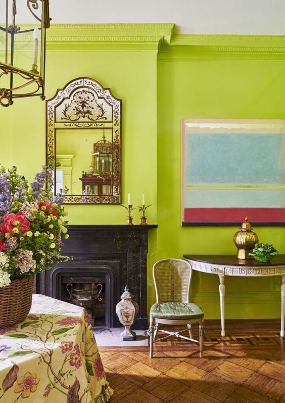 57 Sophisticated Chartreuse Home Decor Ideas - DigsDigs