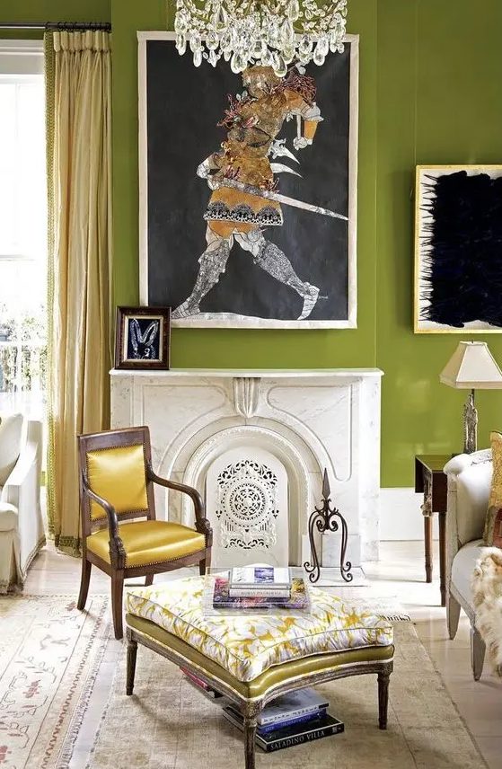 57 Sophisticated Chartreuse Home Decor Ideas - DigsDigs