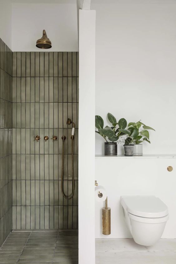 60 Trendy Stacked Tile Ideas For Bathrooms - DigsDigs
