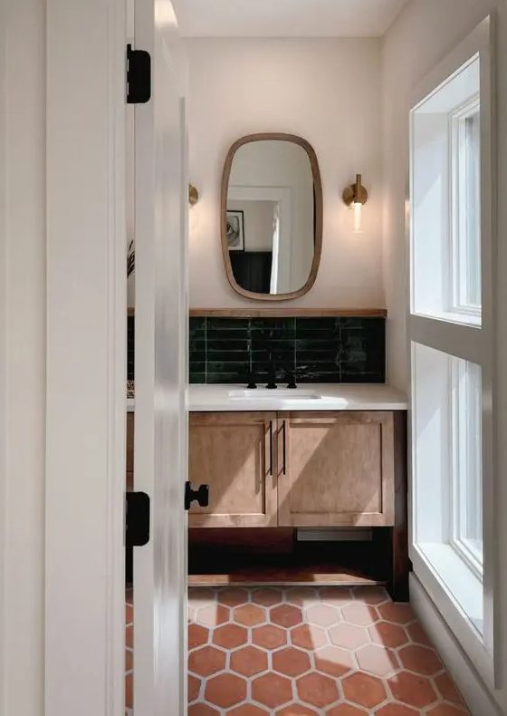 60 Trendy Stacked Tile Ideas For Bathrooms - DigsDigs
