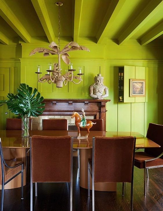 57 Sophisticated Chartreuse Home Decor Ideas - DigsDigs