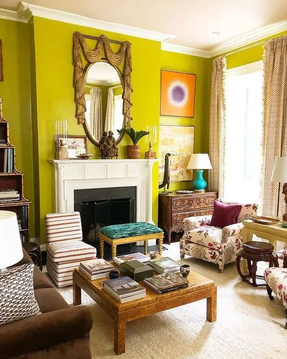 57 Sophisticated Chartreuse Home Decor Ideas - DigsDigs
