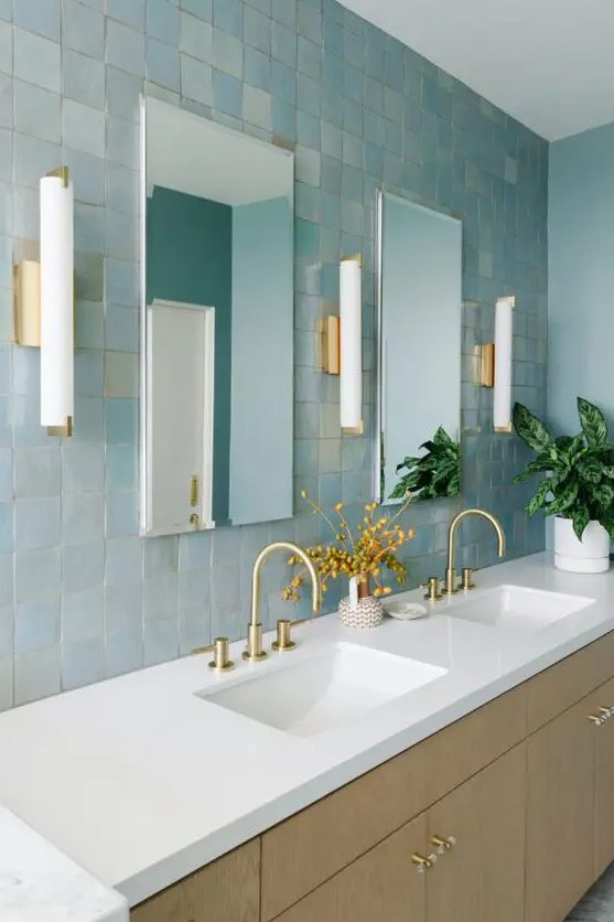 59 Trendy Bathroom Zellige Tile Ideas - DigsDigs