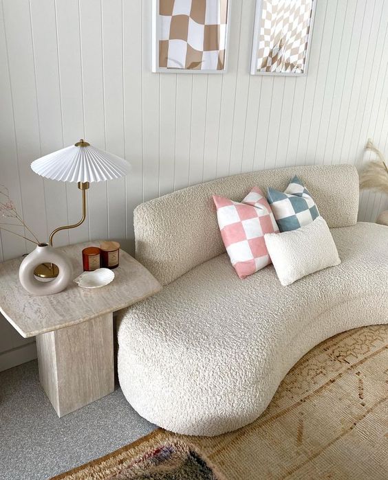 54 Trendy And Cozy Boucle Furniture Ideas - DigsDigs
