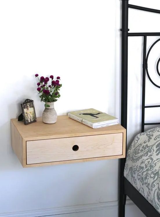 61 Cool And Functional Small Nightstands - DigsDigs