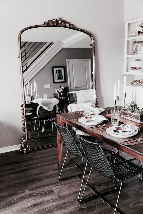 56 Large Mirrors For A Touch Of Fashion - DigsDigs