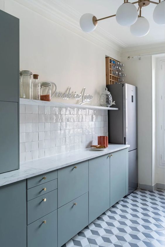 60 Edgy And Trendy Zellige Tile Backsplashes - DigsDigs