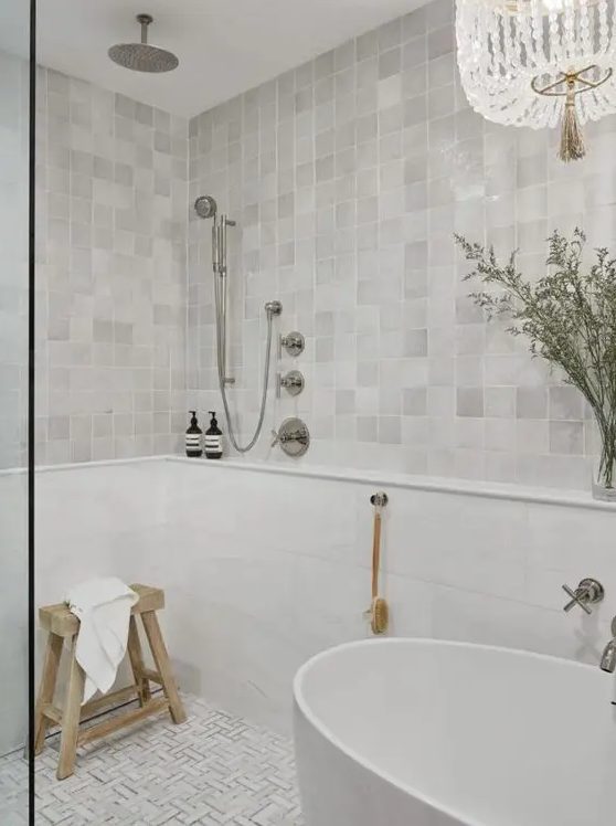 59 Trendy Bathroom Zellige Tile Ideas - DigsDigs