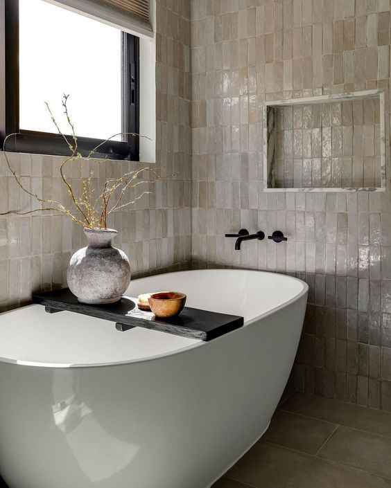 59 Trendy Bathroom Zellige Tile Ideas - DigsDigs